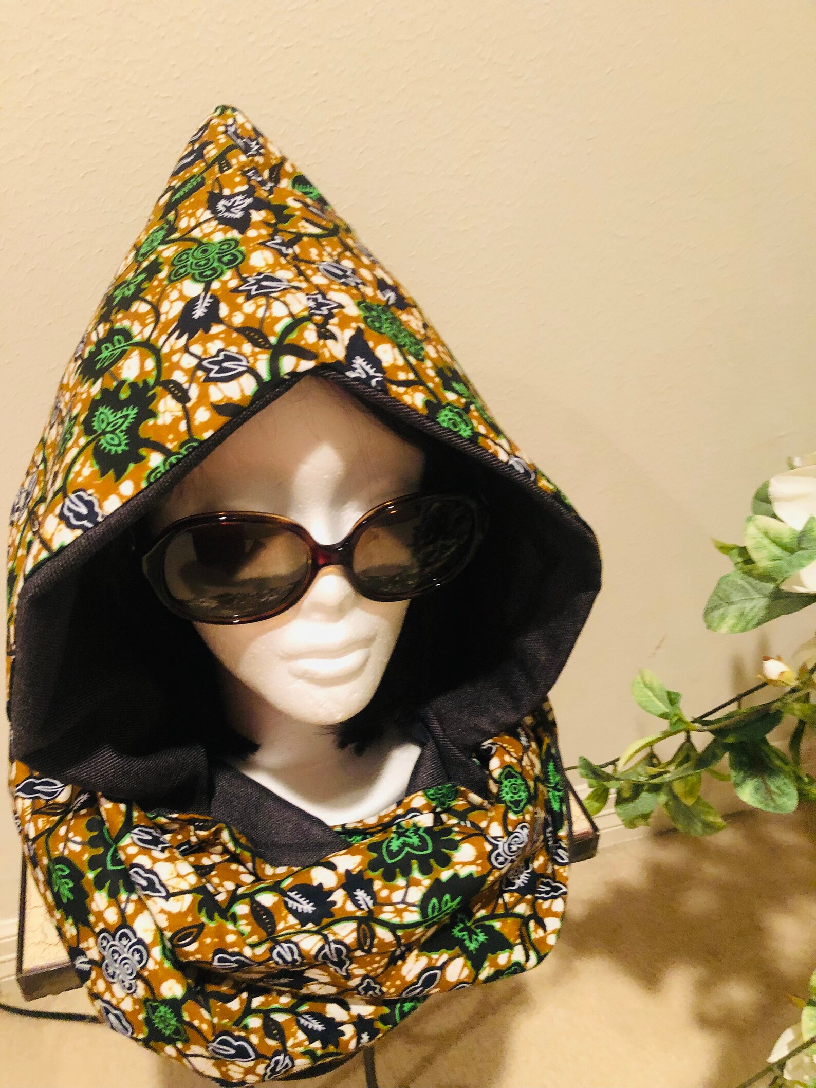 Infinity Wool Lined African Ankara Scarf/african Scarf/african Print ...
