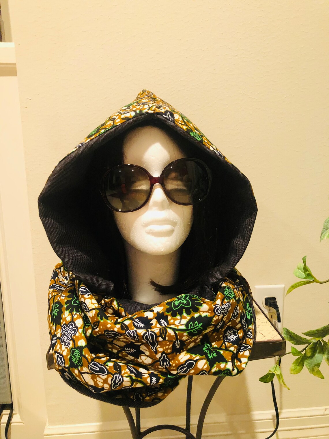 Infinity Wool Lined African Ankara Scarf/african Scarf/african Print ...