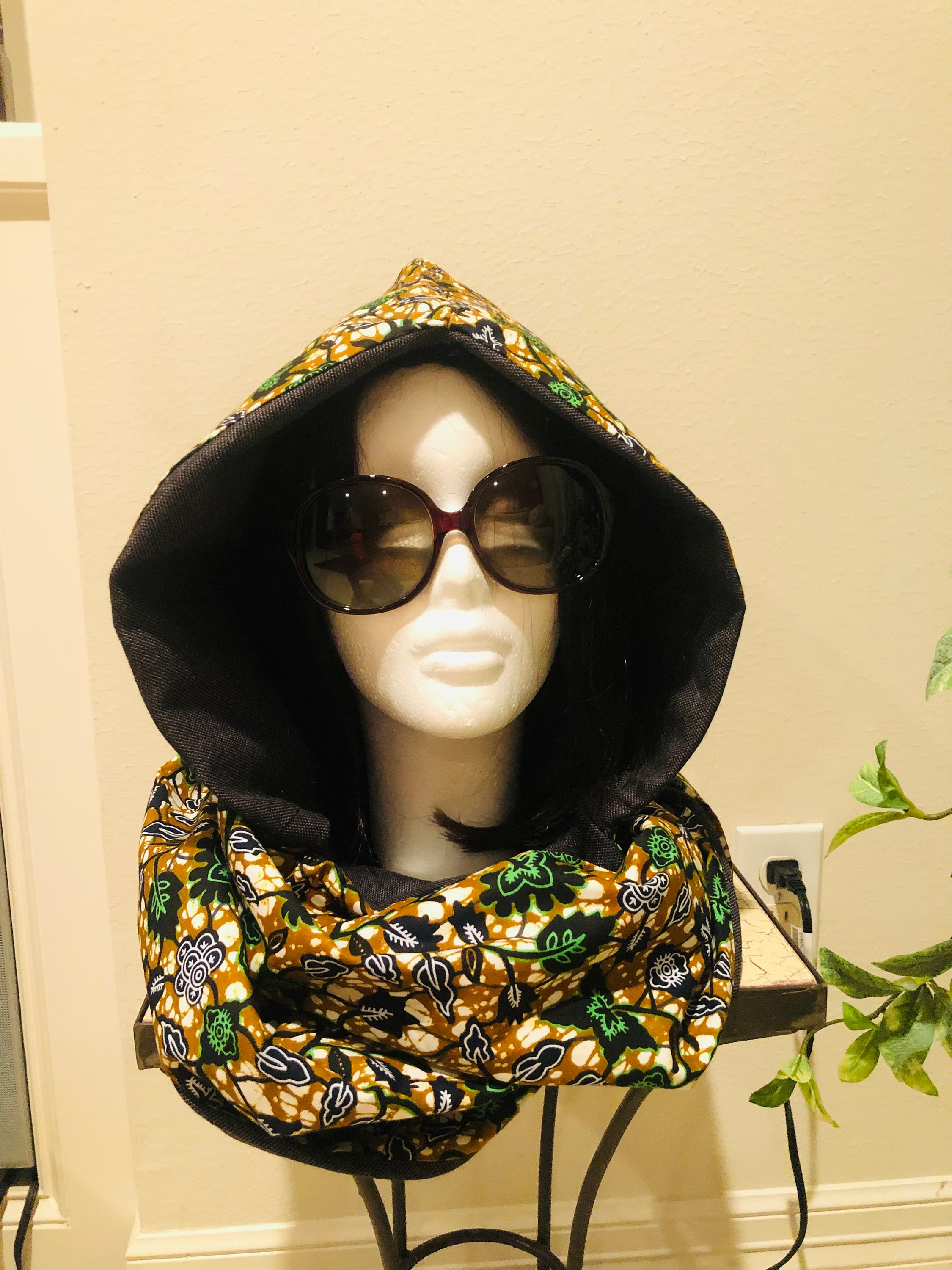 Infinity Wool Lined African Ankara Scarf/african Scarf/african Print ...