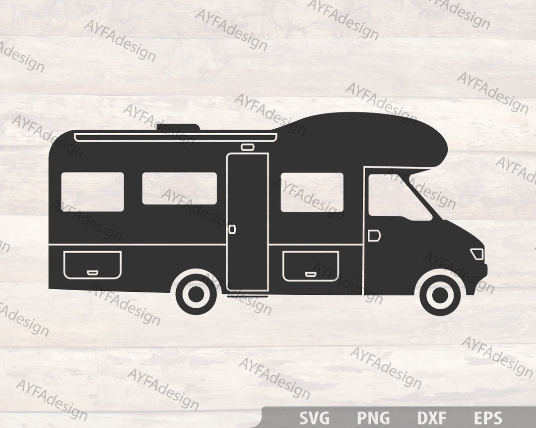 Caravan Svg, Motorhome Svg, RV Svg, Camper Life Svg, Camping Car ...