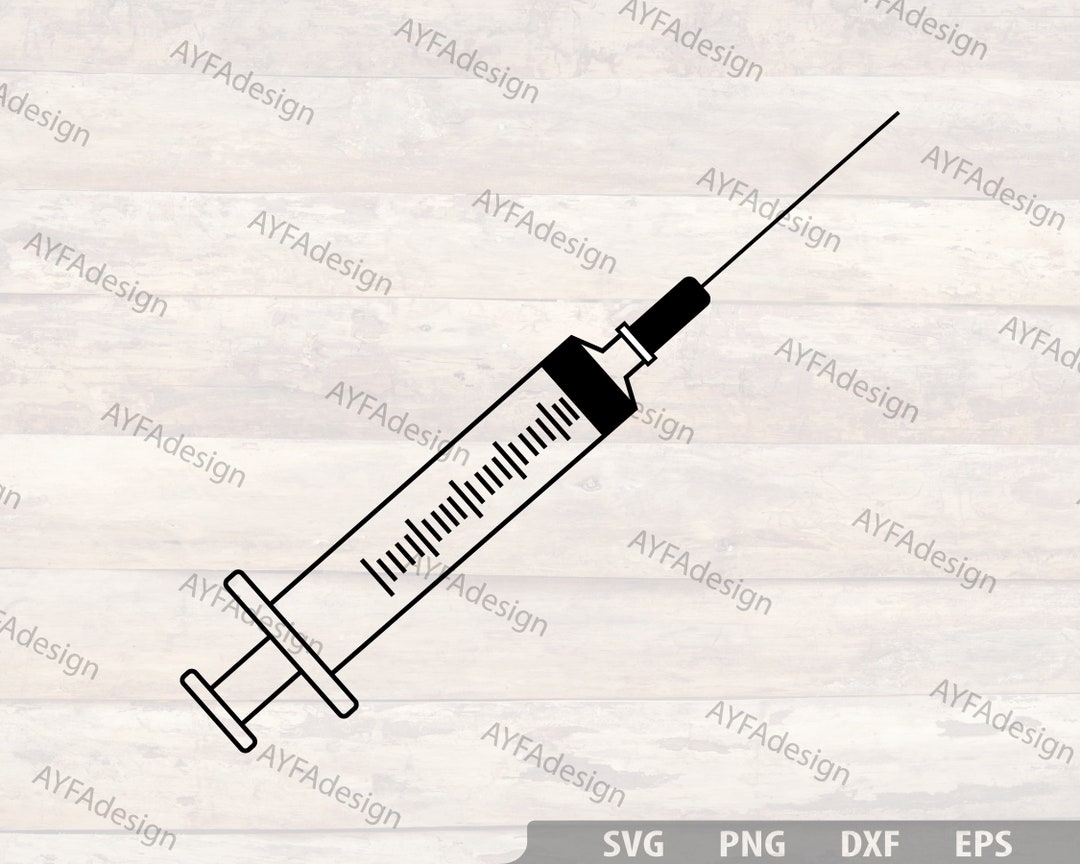 Syringe Svg, Vaccination Svg, Injection Svg, Medical Svg, Syringe ...