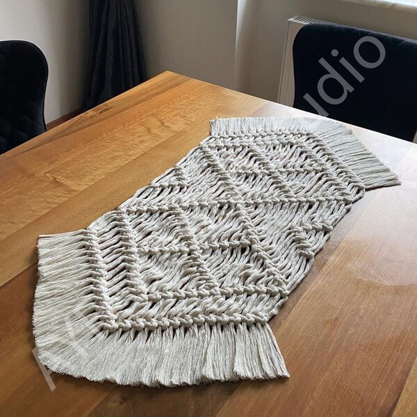 Macrame Table - Etsy