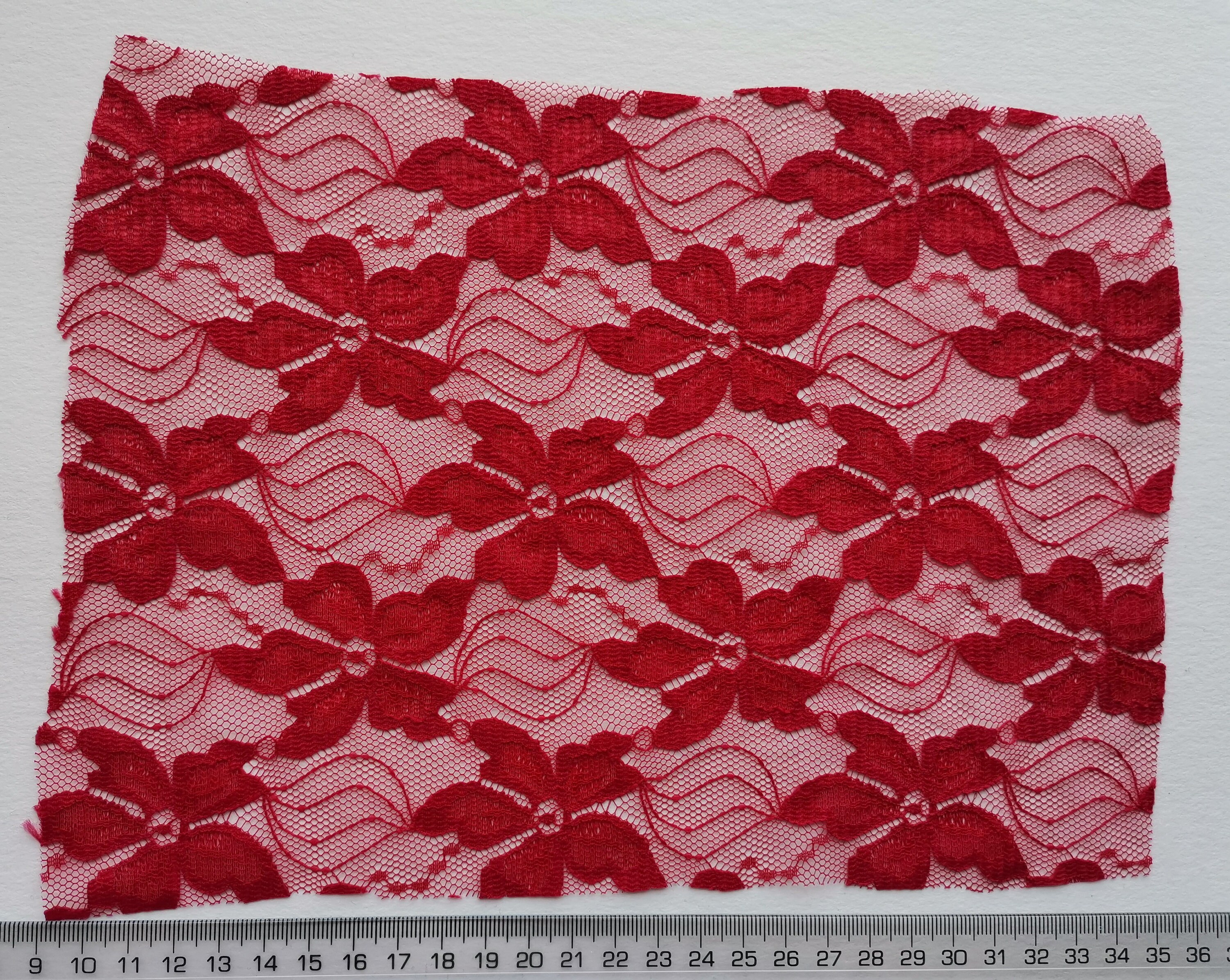 Scrap Lace Bag Red Color Scrap Fabrics and Lace Bag Different Size ...