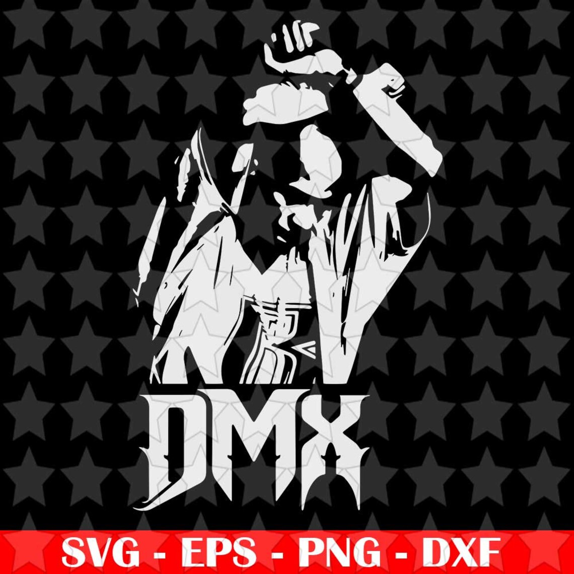DMX Face svg Dmx logo svg Hip Hop Rap Legend 90s dmx | Etsy