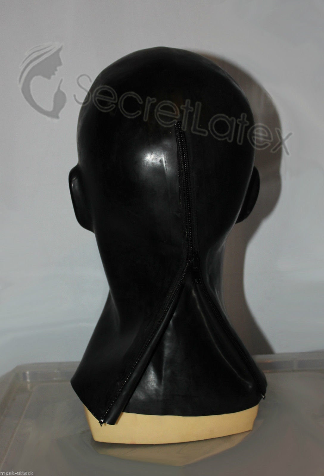 Latex Hood Mouth Gag Sheath Gimp Mask Anatomical Zipper Long - Etsy UK
