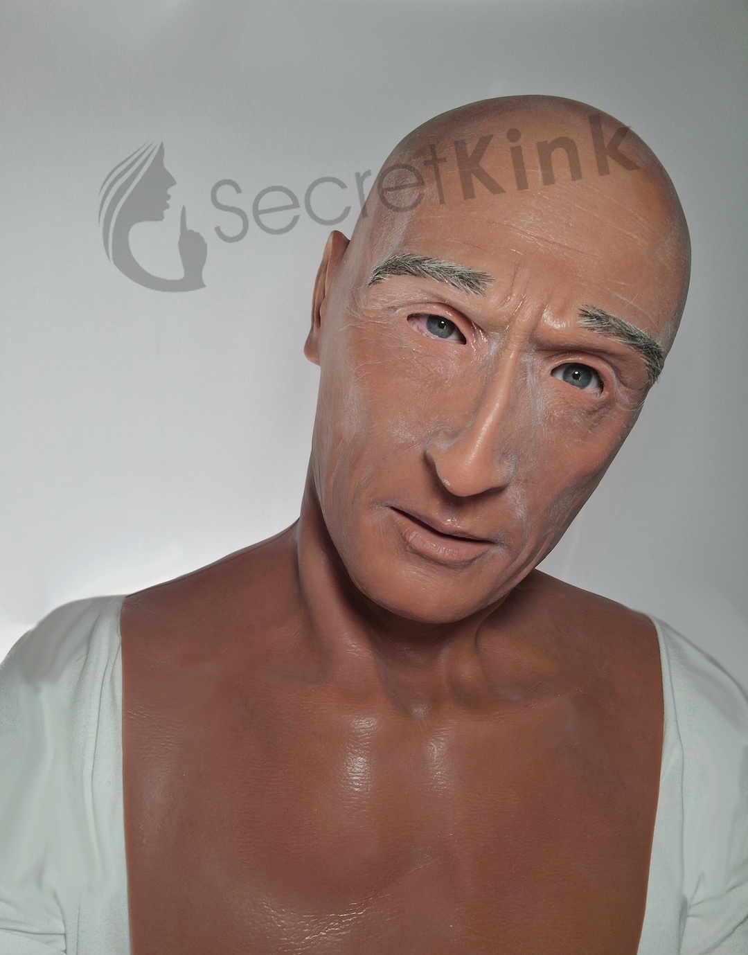 Realistic Silicone Male Mask Long Neck SPFX Cross Dress - Etsy