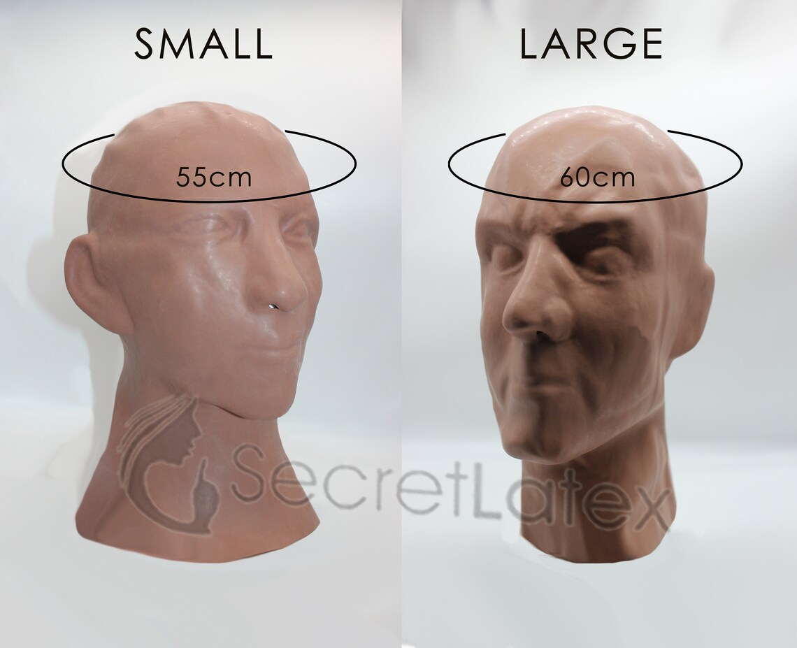 Brown Latex Hood Long Neck Rubber Anatomical Gimp Fetish Full - Etsy