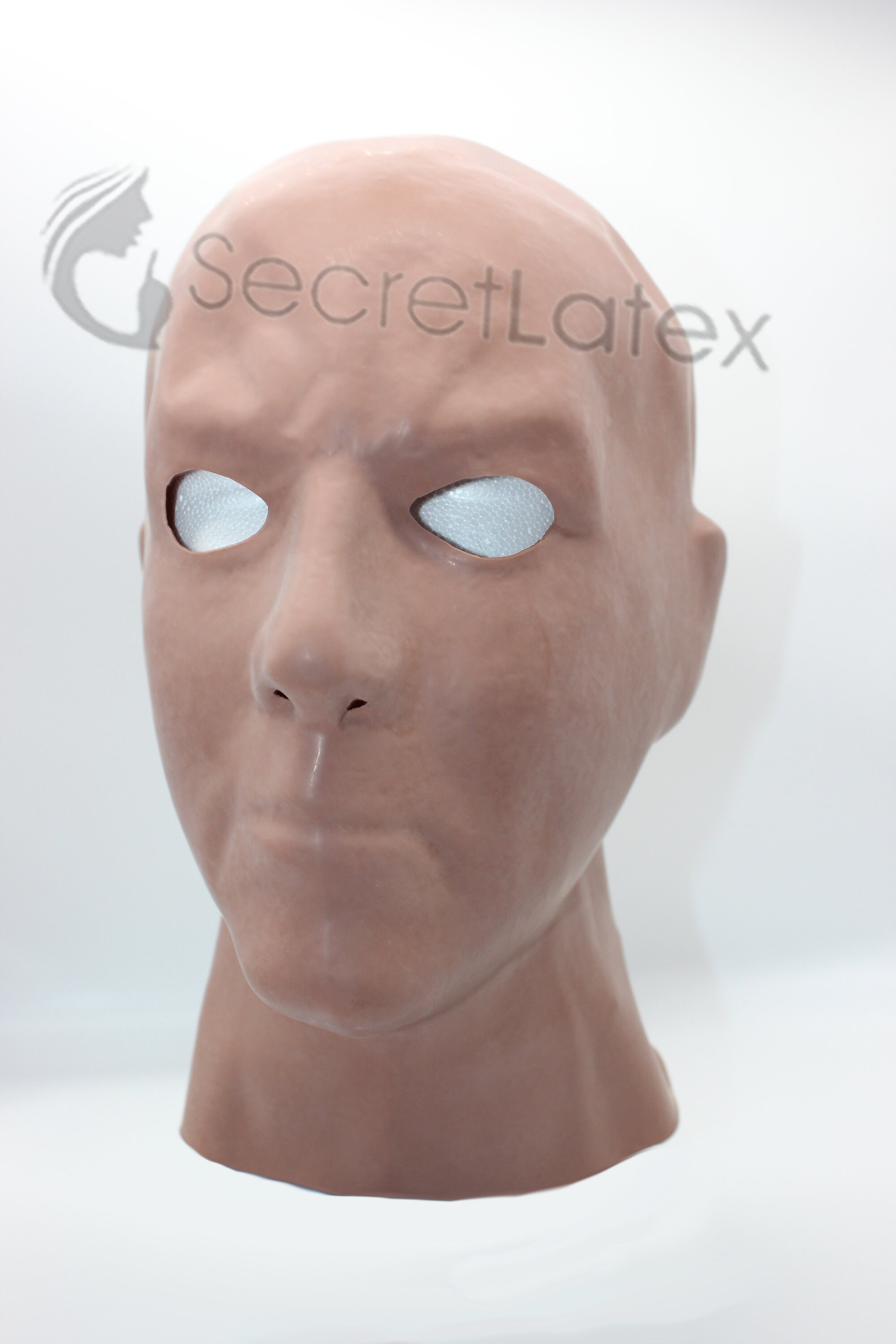 Brown Latex Hood Long Neck Rubber Anatomical Gimp Fetish Full - Etsy