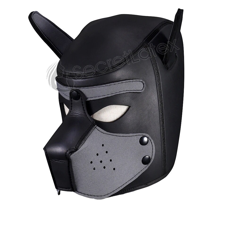 Neoprene Soft Foam Rubber Puppy Hood Rubber Fetish Full Head - Etsy
