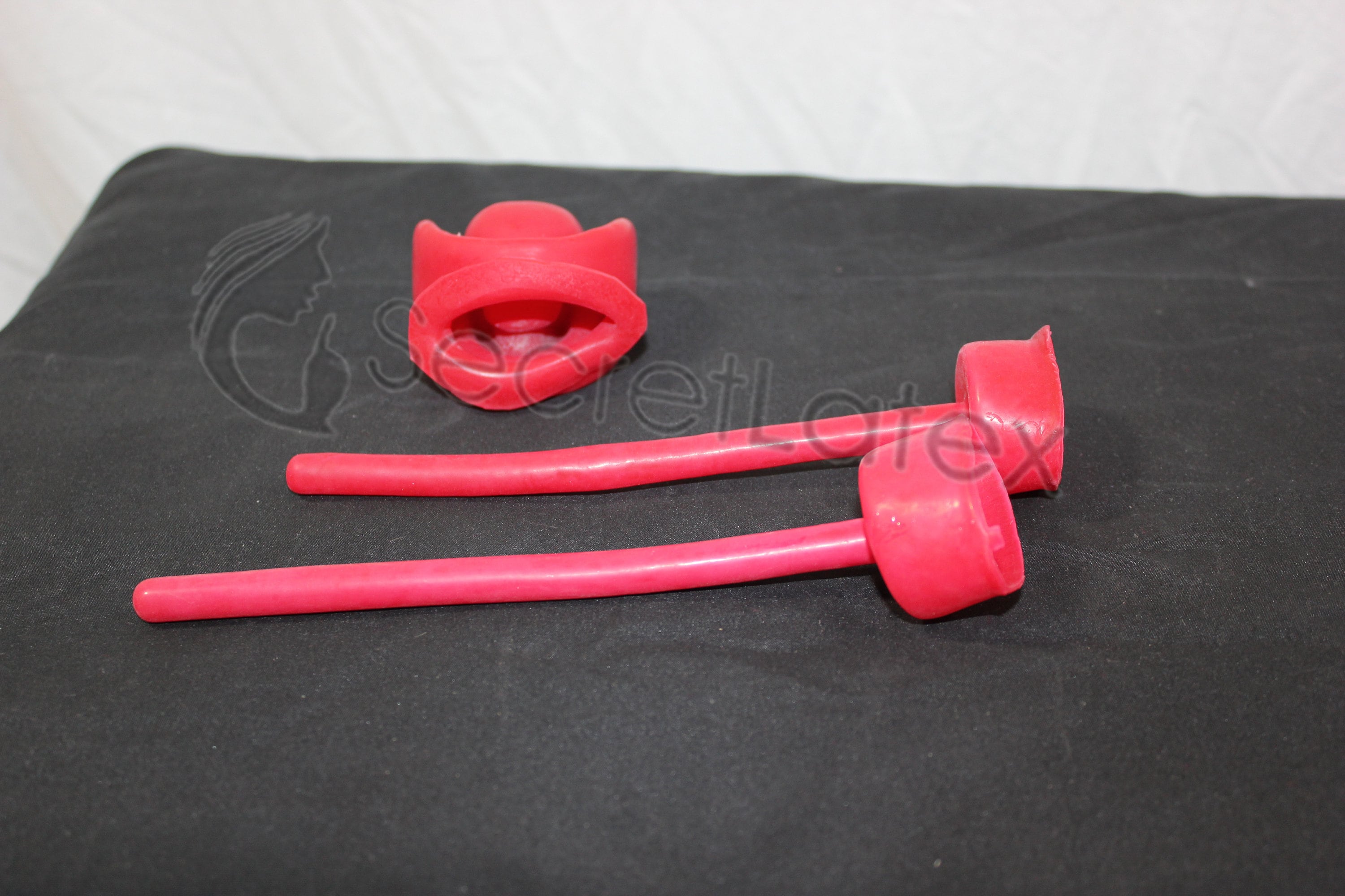 Latex Rubber Mouth Gag and Long Nose Tubes Moulded Black or - Etsy UK