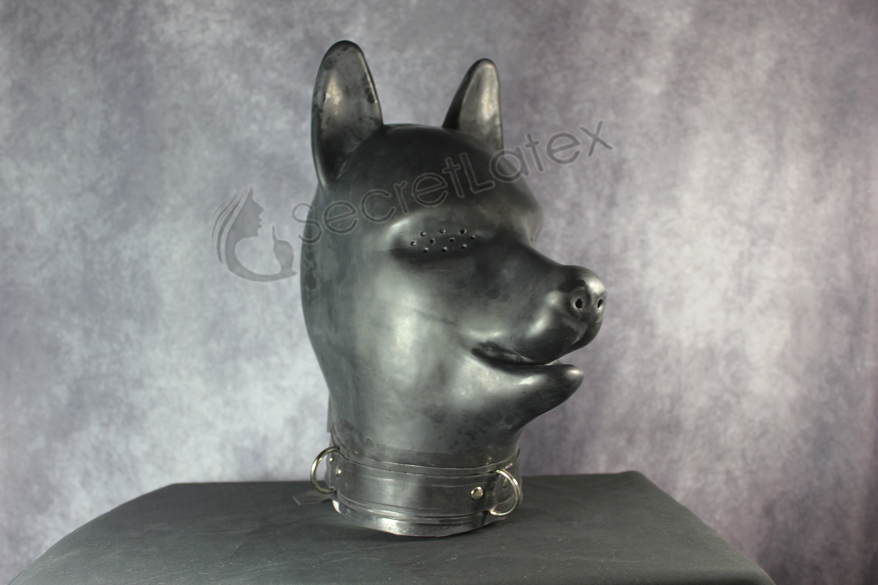 Black Latex Puppy Hood Rubber Dog Extra Thick 2mm With Latex - Etsy Canada