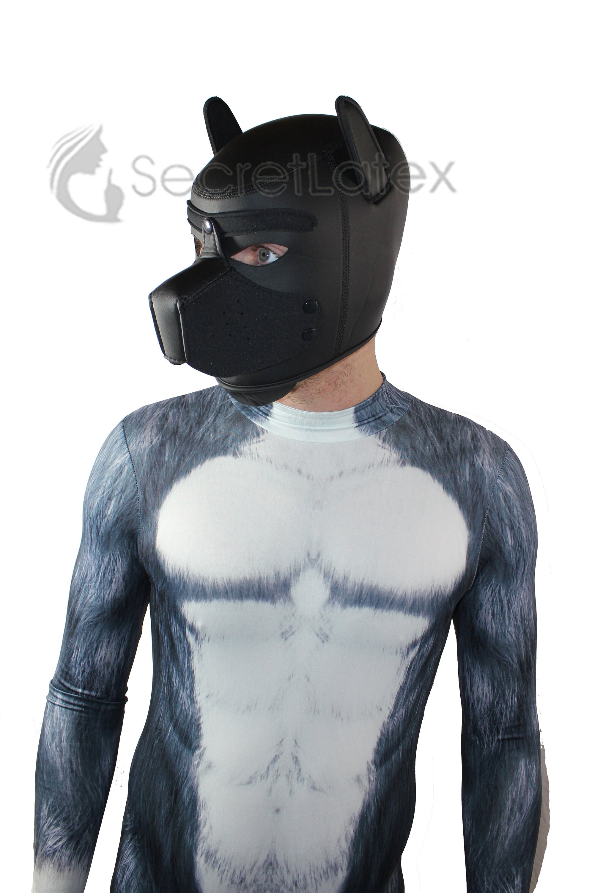 Neoprene Soft Foam Rubber Puppy Hood Rubber Fetish Full Head - Etsy