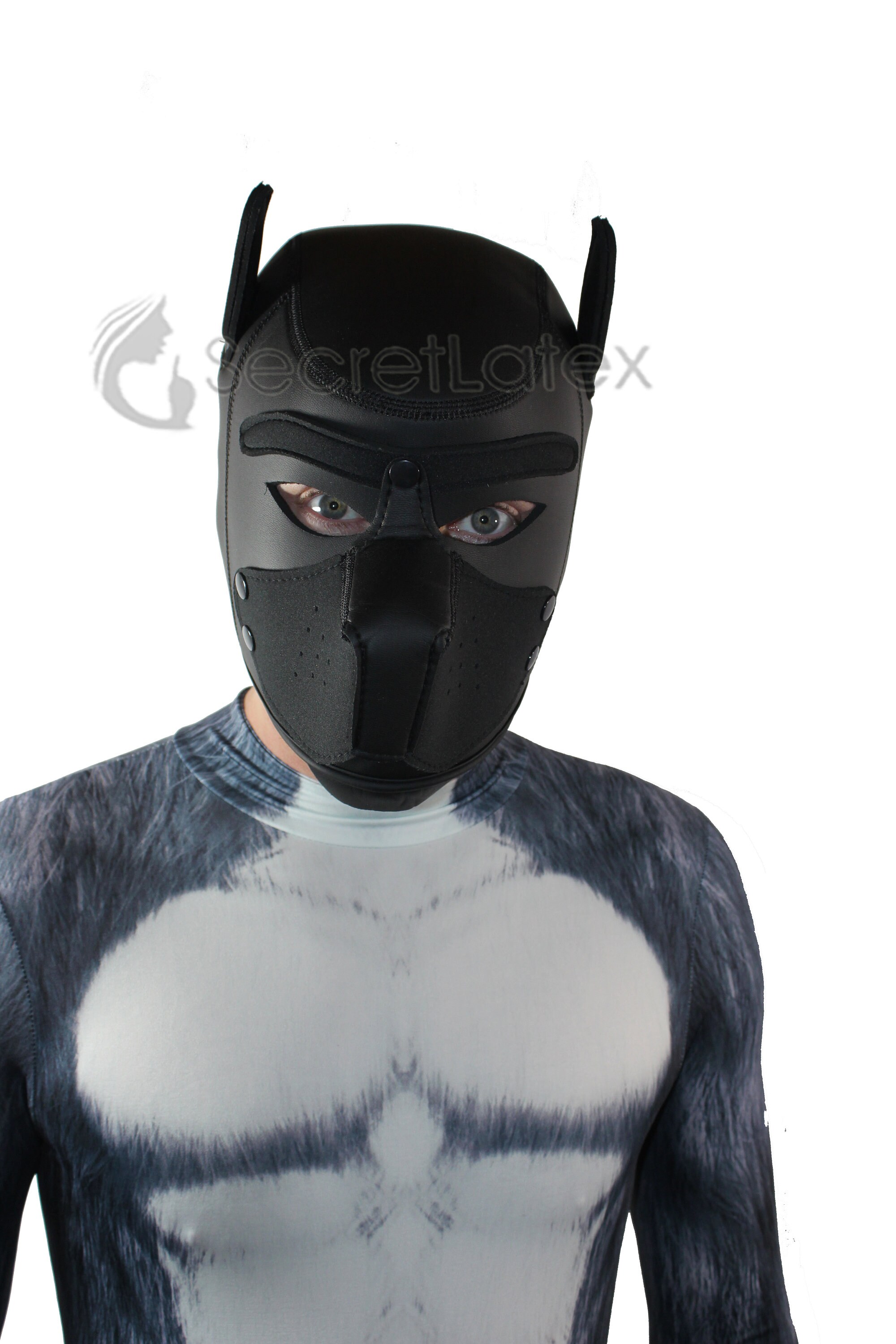 Neoprene Soft Foam Rubber Puppy Hood Rubber Fetish Full Head - Etsy