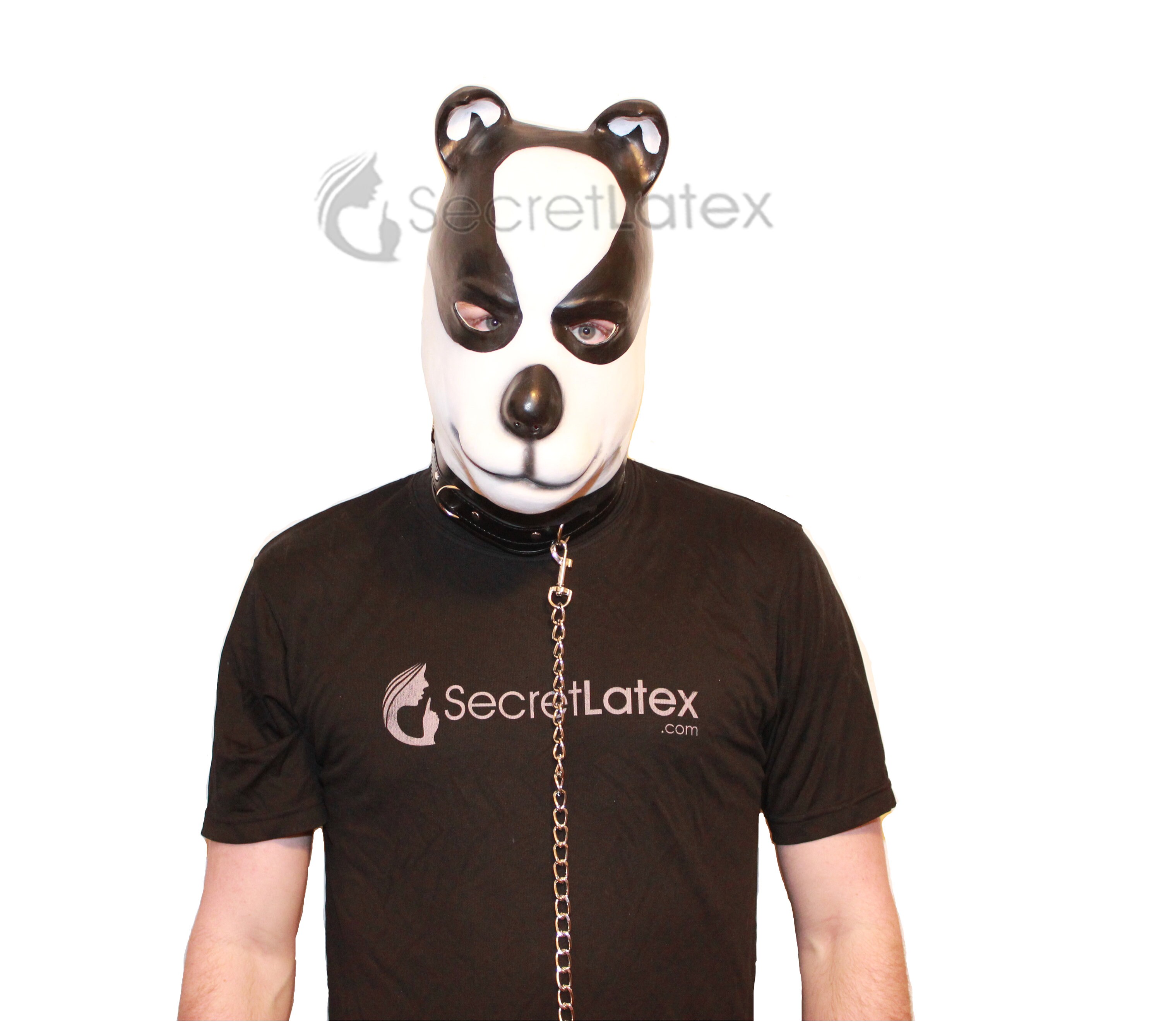 Black Latex Dog Hood Rubber Puppy Two Tone Fetish Full Head - Etsy