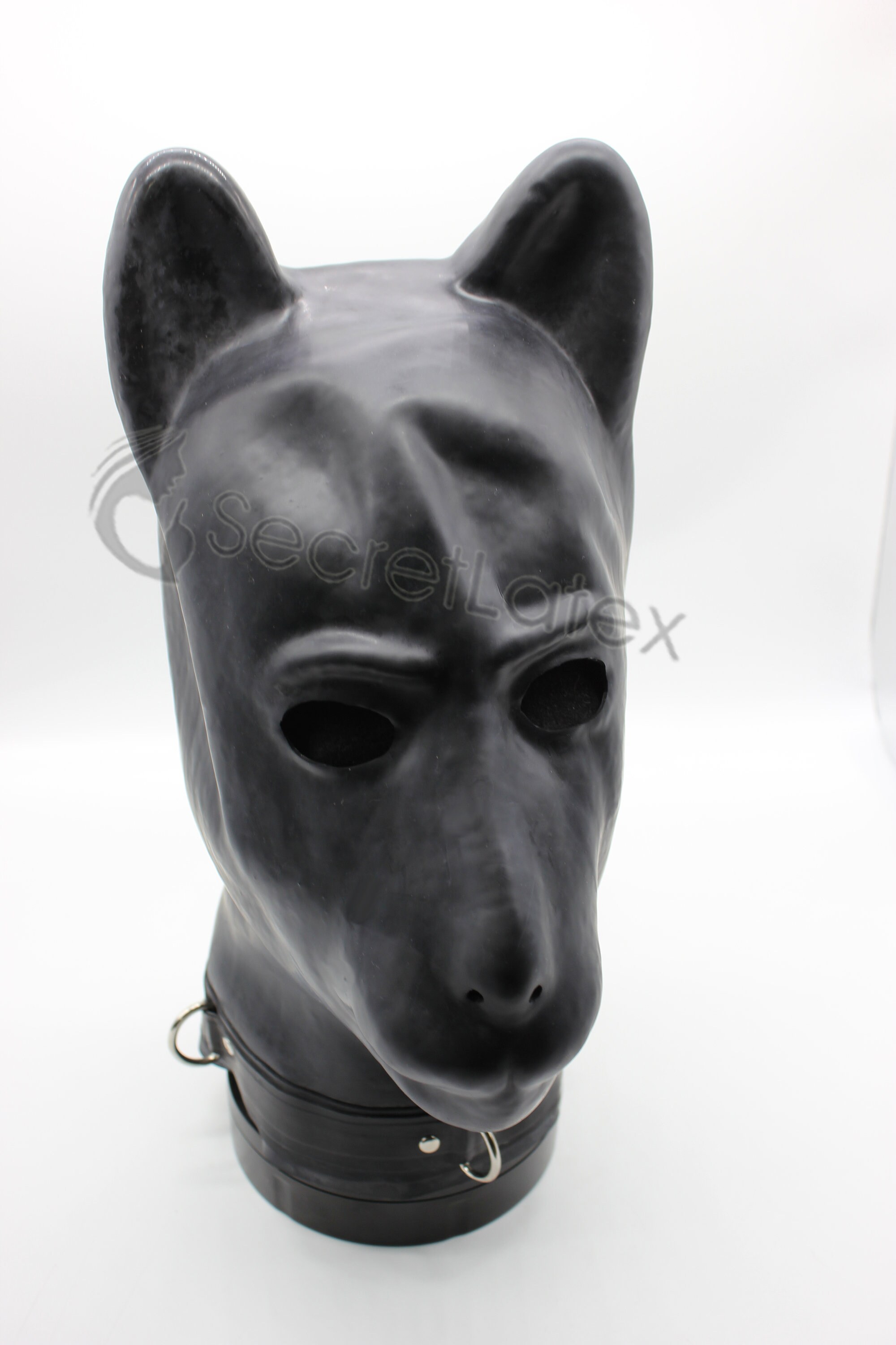 Black Latex Puppy Hood Rubber Dog Extra Thick 2mm With Latex - Etsy