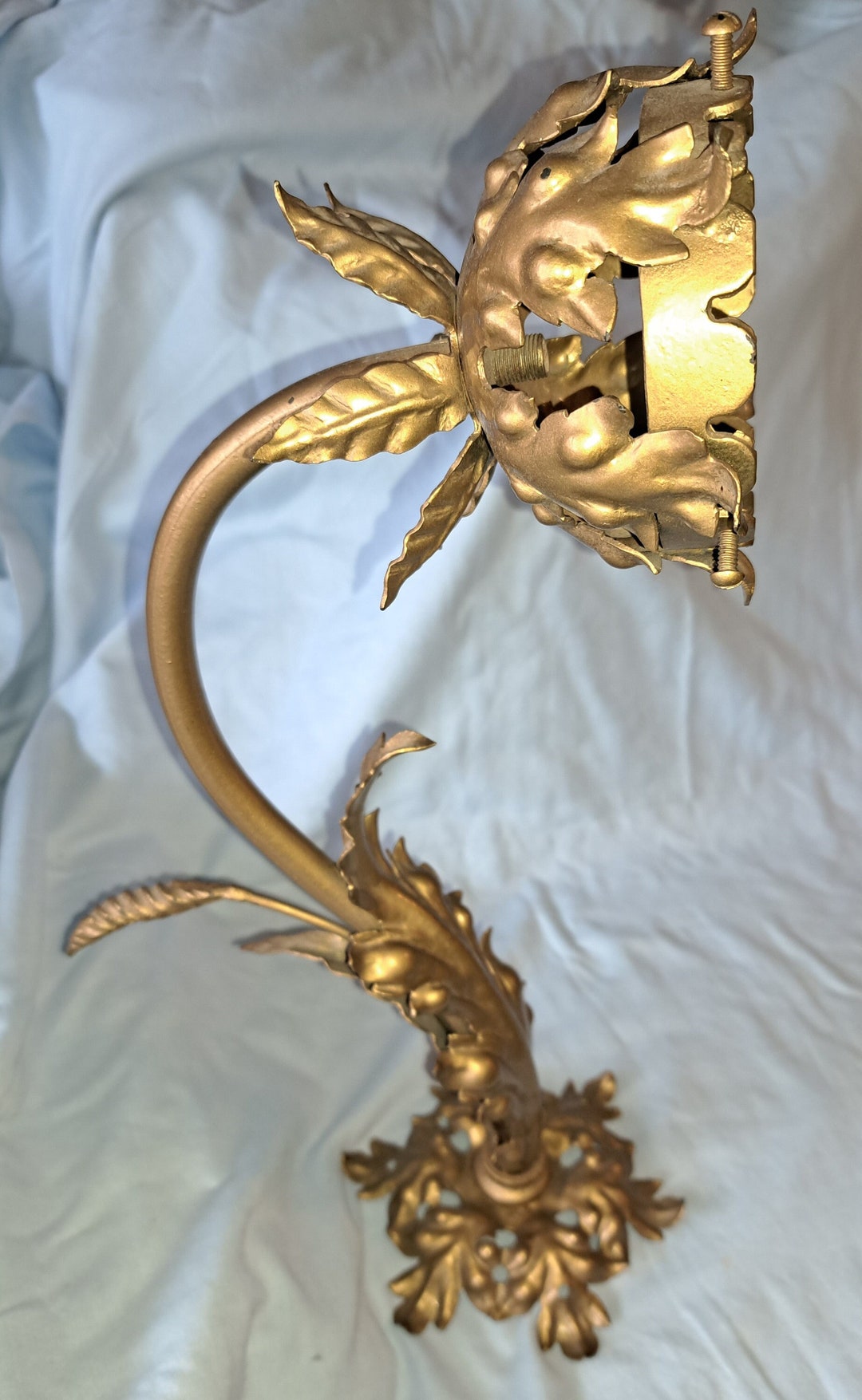 Ancient Thin Wrought Iron Sheet Metal Applique - Etsy