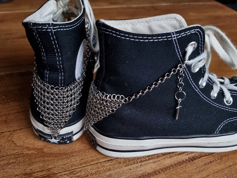 Chainmail Armour Boot & Shoe Chains the Book of Knights - Etsy