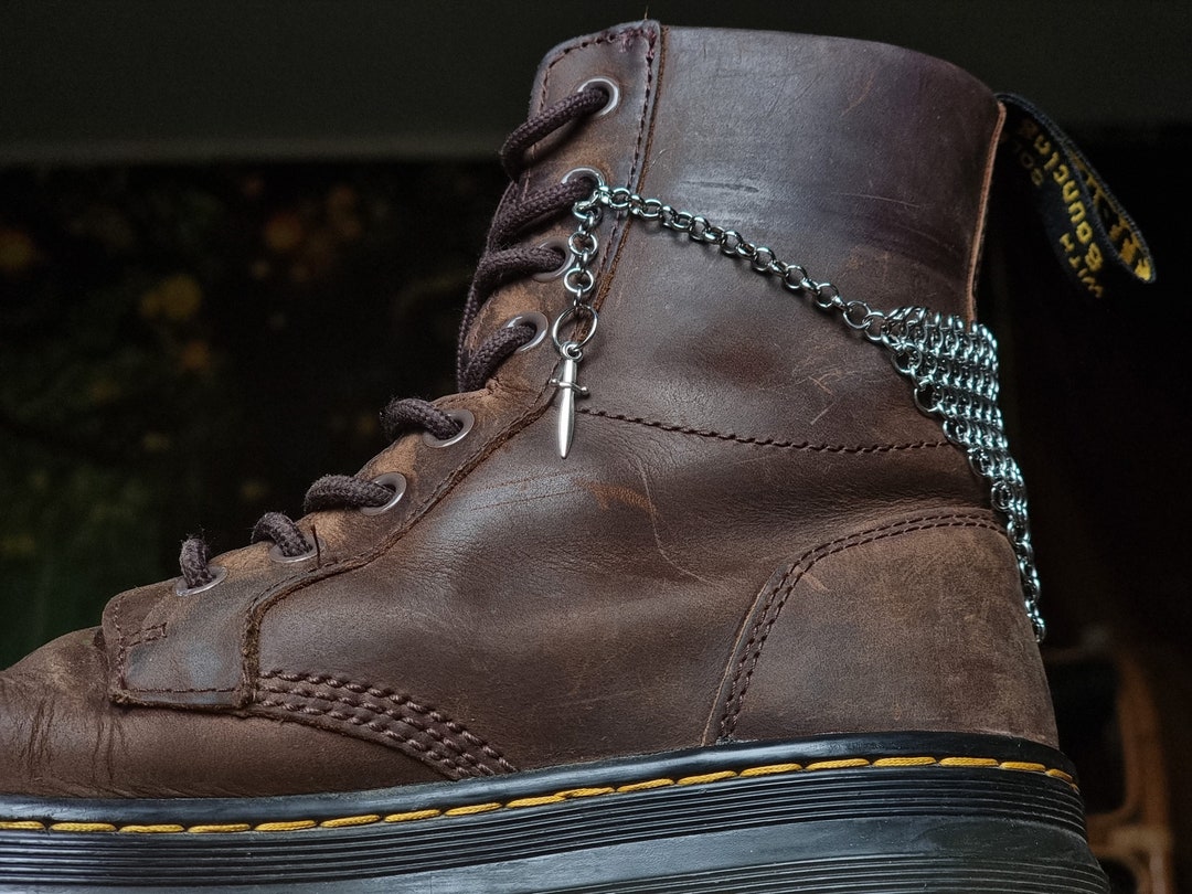 Chainmail Armour Boot & Shoe Chains - the Book of Knights - Etsy