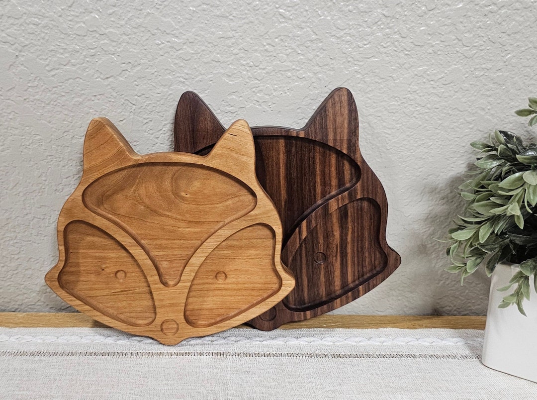 Large Cherry Fox Tray With Priority Mail Express Shipping - Custom ...