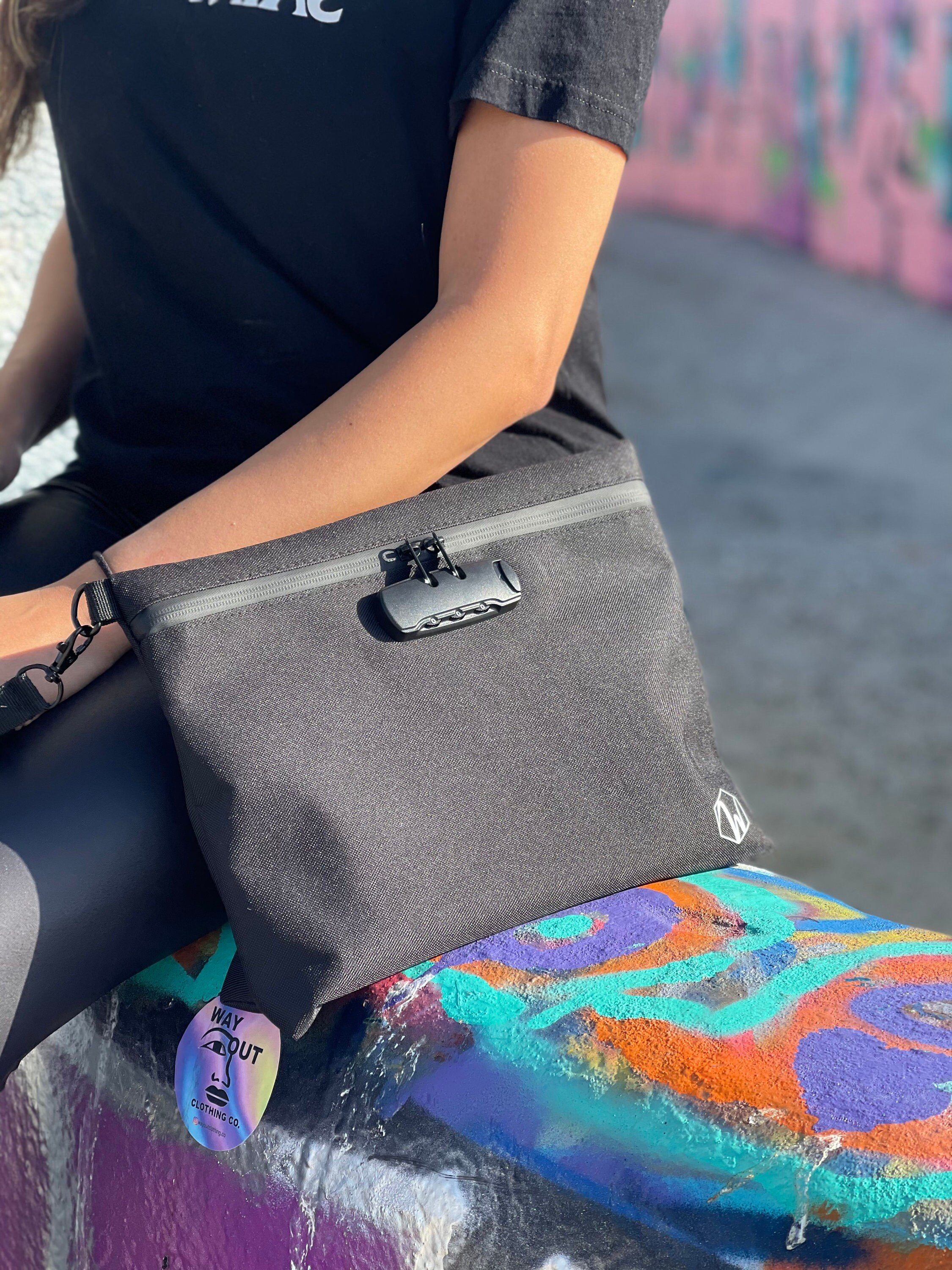 Smell Proof Bag With Tray and Combination Lock by Nada Whiff - Etsy