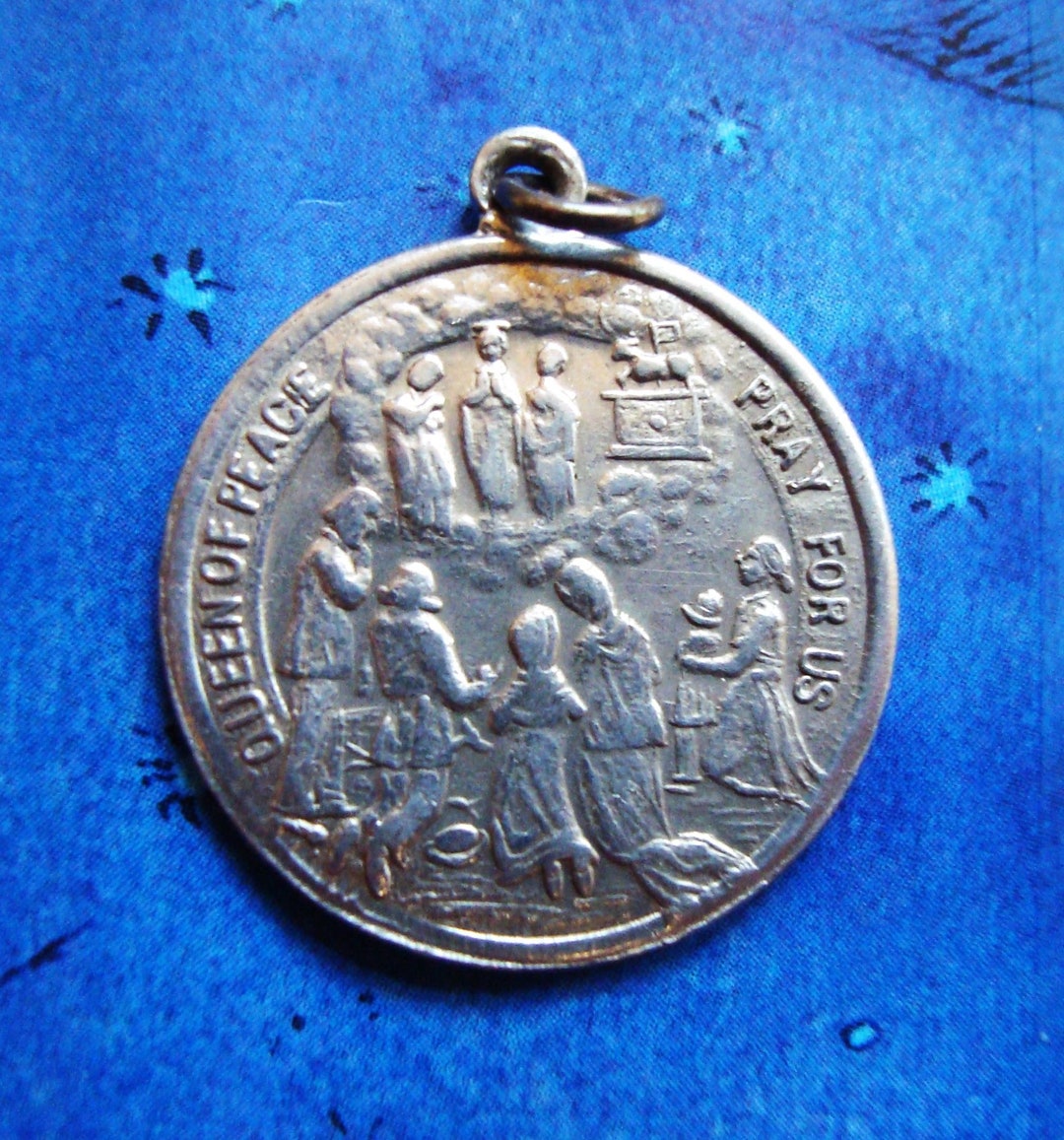 Our Lady of Knock Queen of Peace and Knock Church Holy Medal - Etsy