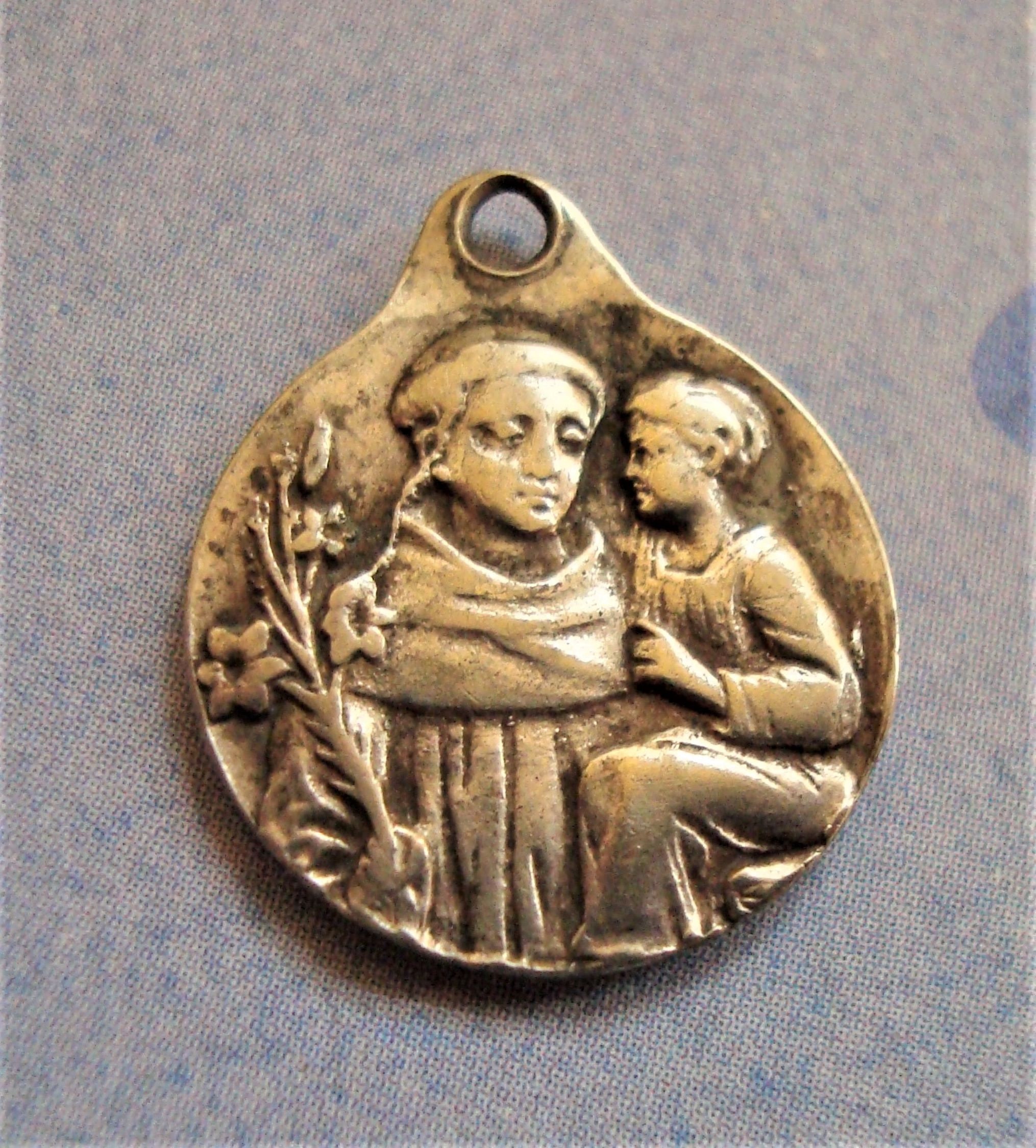 Old Pater Valentinus and St Anthony Holy Medal Christian Mystic - Etsy