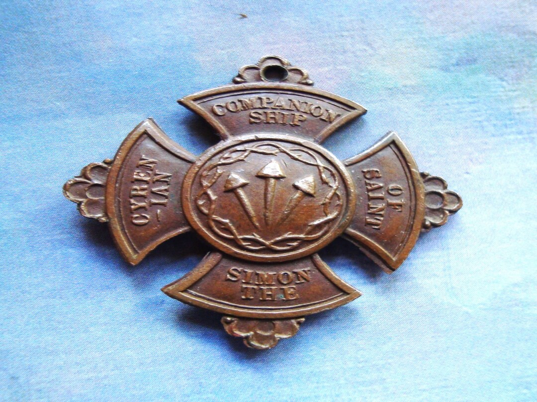 Rare Companionship of St Simon the Cyrenian or Cyrene Holy Medal - Etsy
