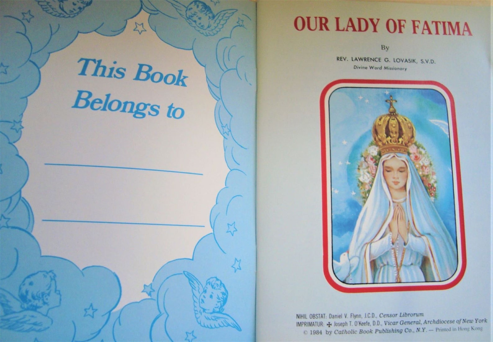 Our Lady of Fatima Vintage Book For Catholic Children | Etsy