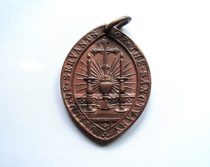 Old Altar Servers Guild of Servants of the Sanctuary Medal - Etsy