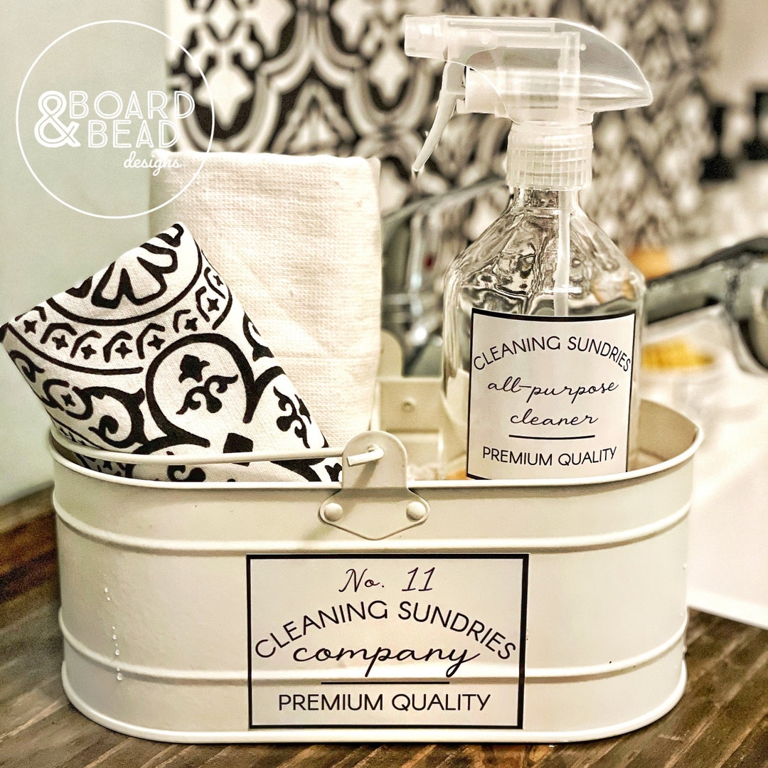 Cleaning Sundries Company SVG PNG PDF. Cleaning Supplies Printable ...