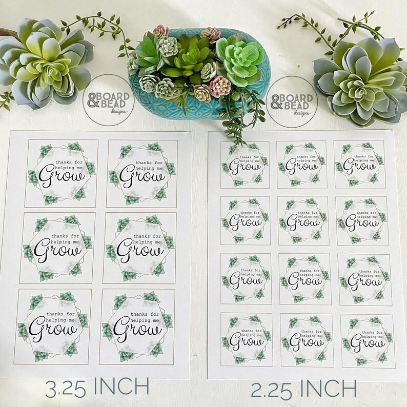 Teacher Appreciation Printable- Mother's Day Printable - Thanks for ...