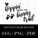 Hoppin' Down the Bunny Trail SVG - Hoppin' Down the Bunny Trail Cut ...