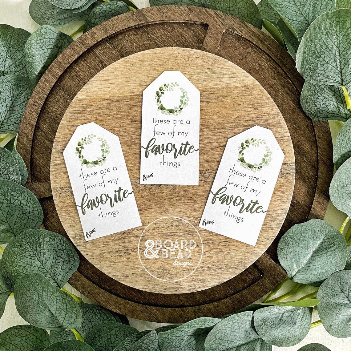 These are a Few of My Favorite Things Printable Gift Tag | Etsy