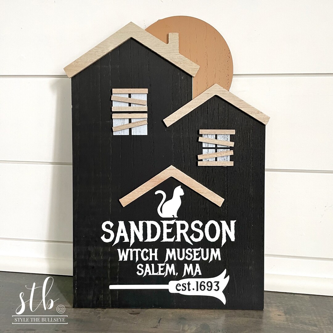 Sanderson Witch Museum Salem, MA Est. 1693 SVG, PNG, and Printable Pdf ...