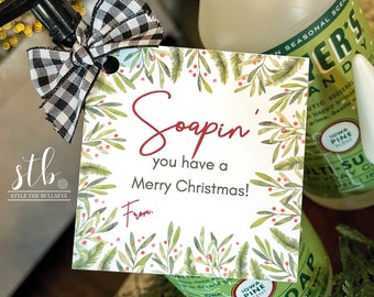 Soapin' You Have A Very Merry Christmas Printable - Etsy