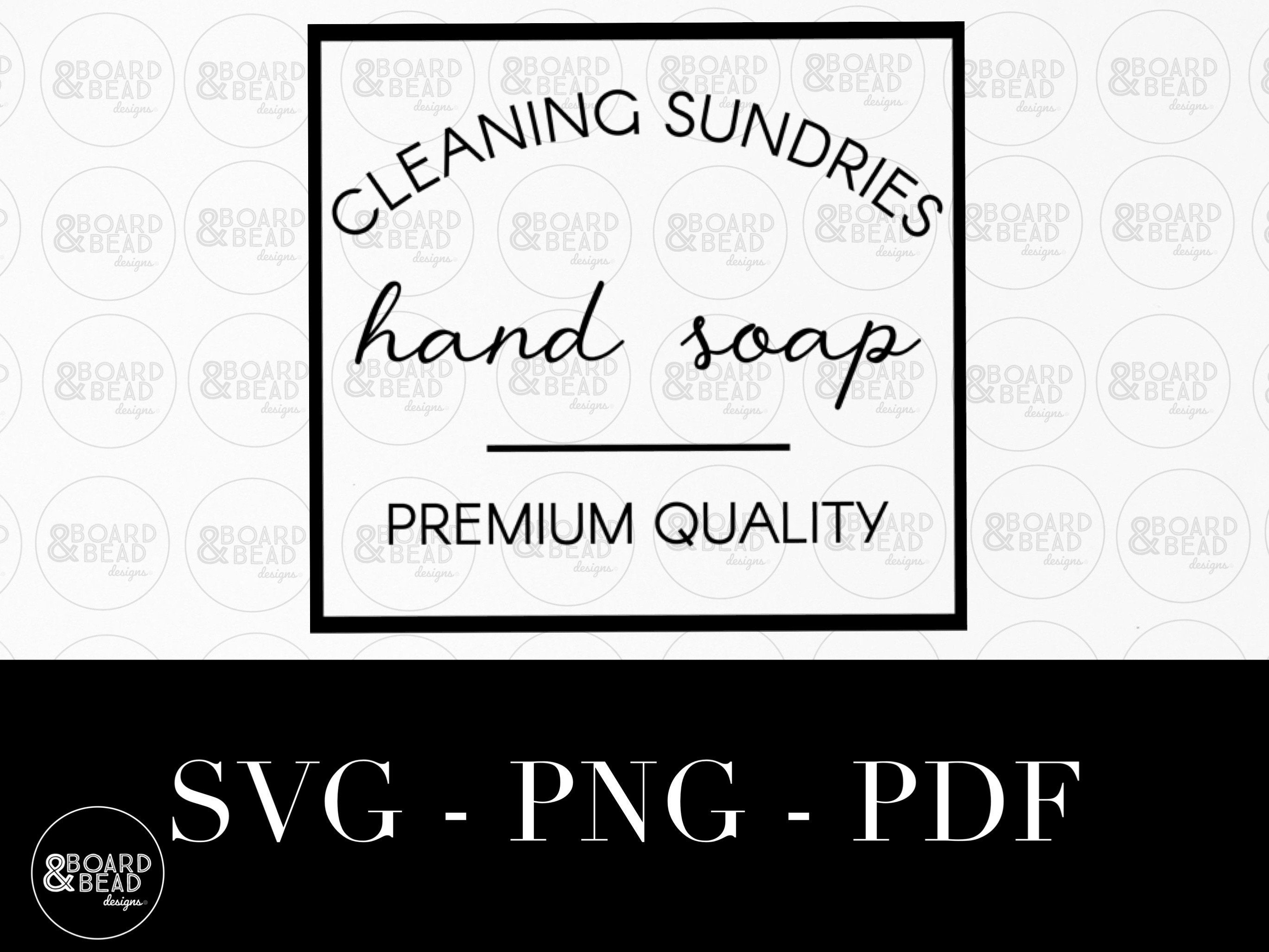 Cleaning Sundries Company SVG PDF PNG Cut File Bundle Digital - Etsy