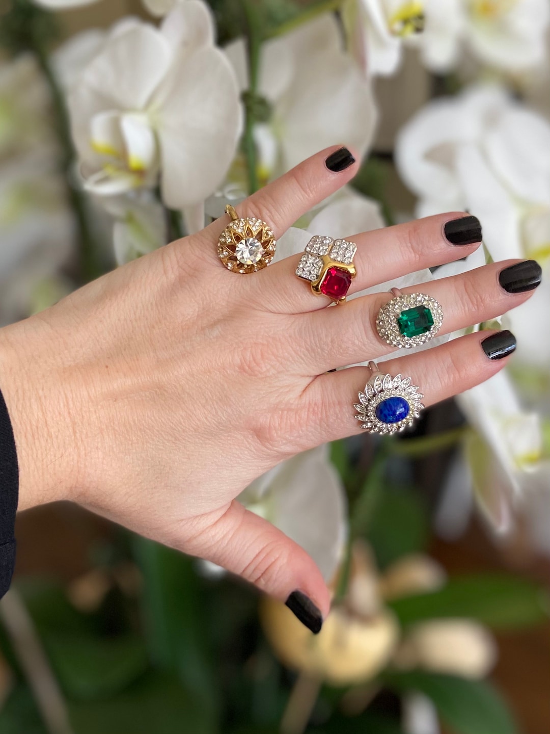 Fabulous Big Cocktail Rings! Bijoux D'orlan Paris | Big Statement Rings ...