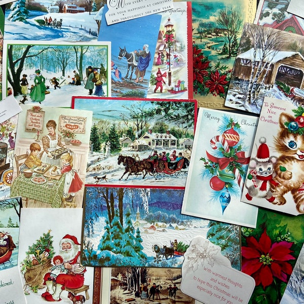 Christmas Card Covers - Etsy