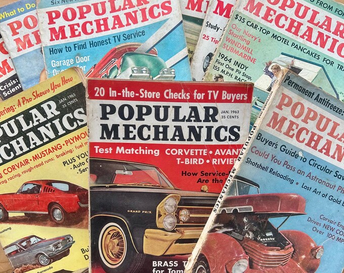 1960'S POPULAR MECHANICS Magazines - Good Condition, Five Dollars ...