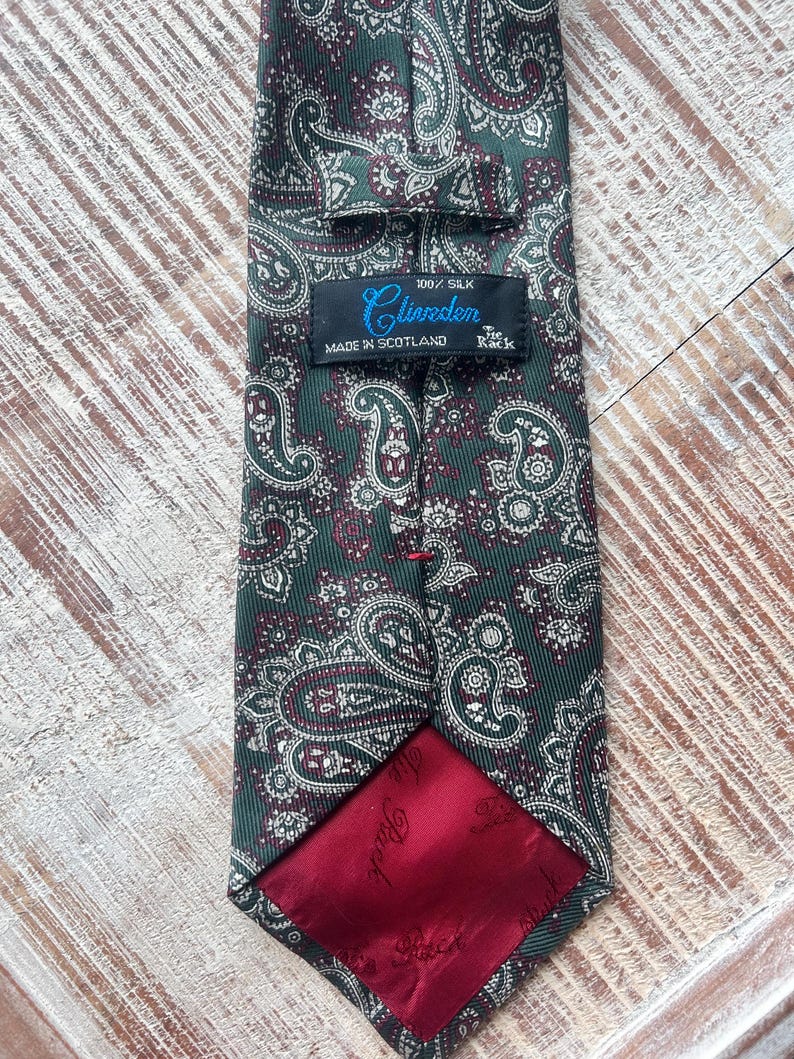 Vintage European Silk Ties - Designer Men's Fashion - Etsy