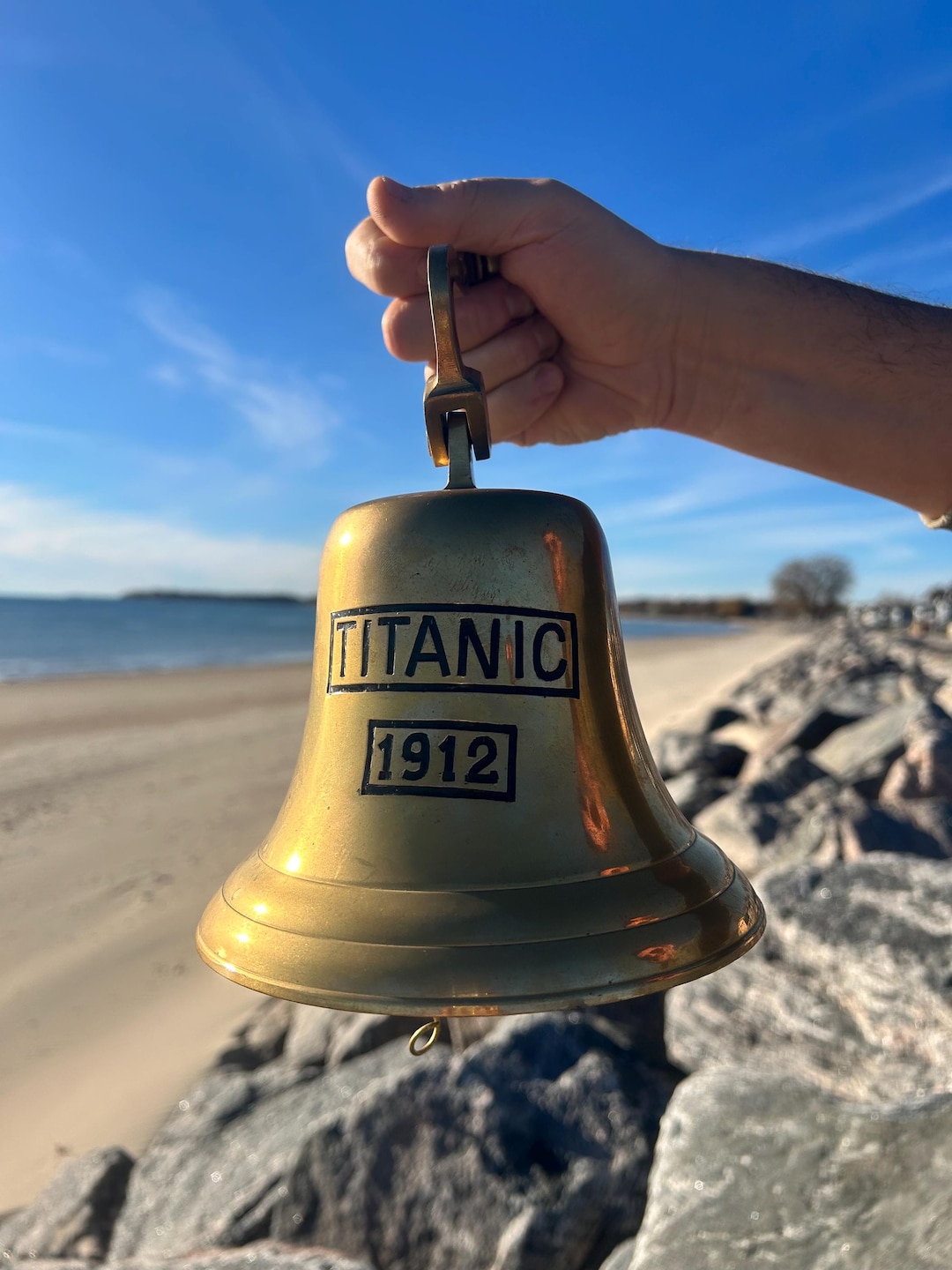 Nautical Brass Bell - Titanic 1912; Brass Bell, Sailing, Nautical Decor ...