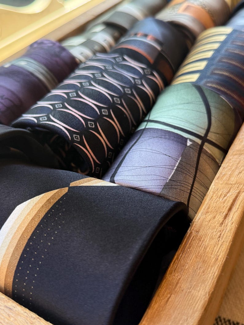 Vintage European Silk Ties - Designer Men's Fashion - Etsy