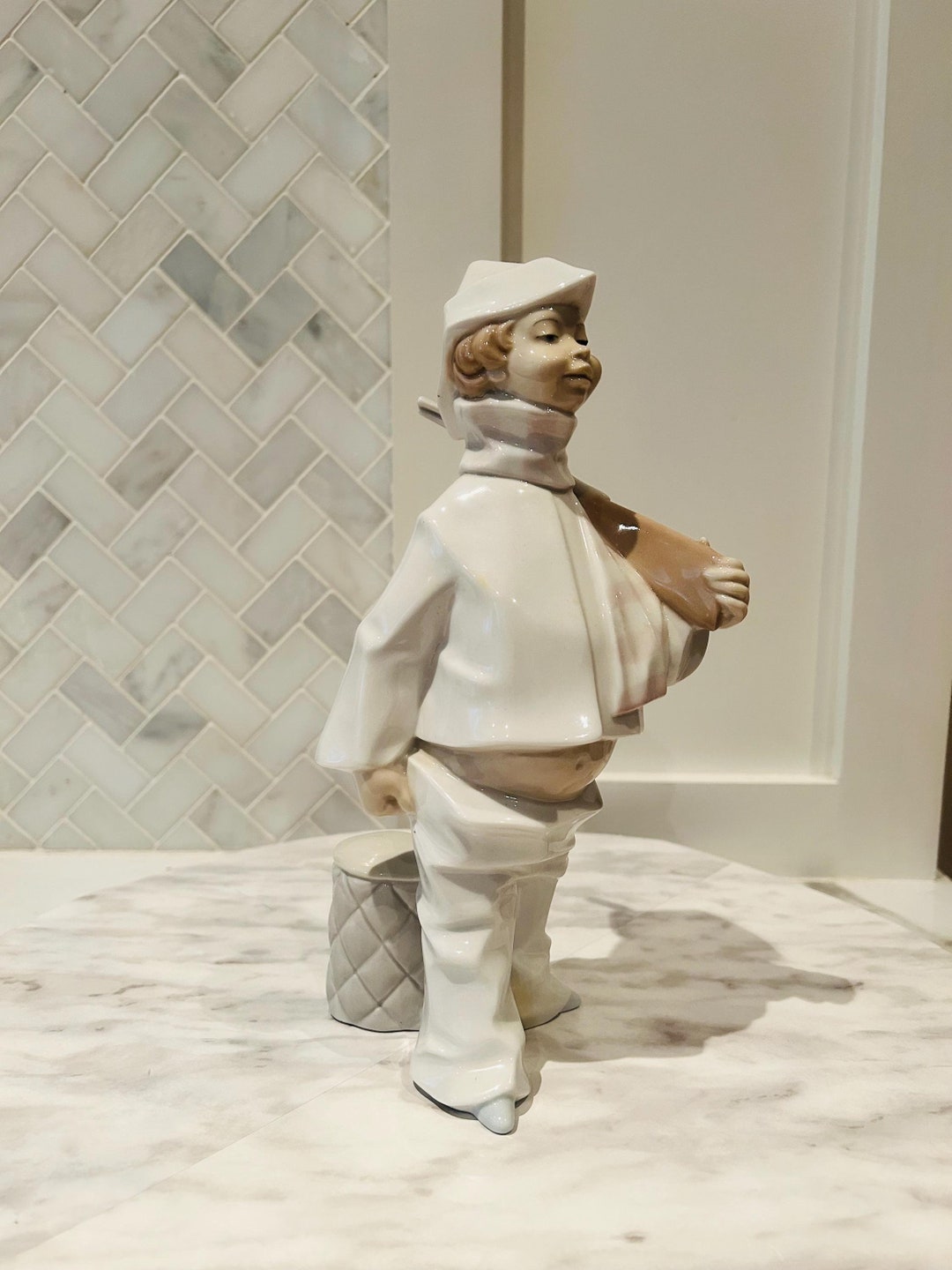 Spanish Porcelain Hunter Figurine - Handmade in Spain, 11" Tall - Etsy