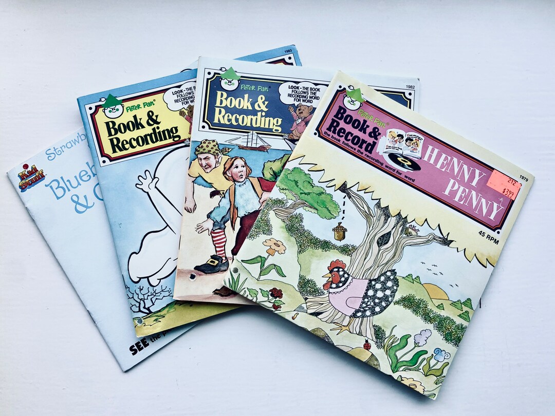 Read Along Records Vintage Books From the 70's and 80's - Variety to ...