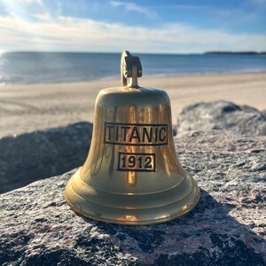 Nautical Brass Bell - Titanic 1912; Brass Bell, Sailing, Nautical Decor ...