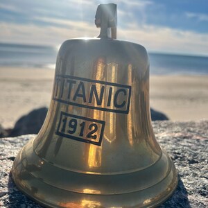 Nautical Brass Bell - Titanic 1912; Brass Bell, Sailing, Nautical Decor ...