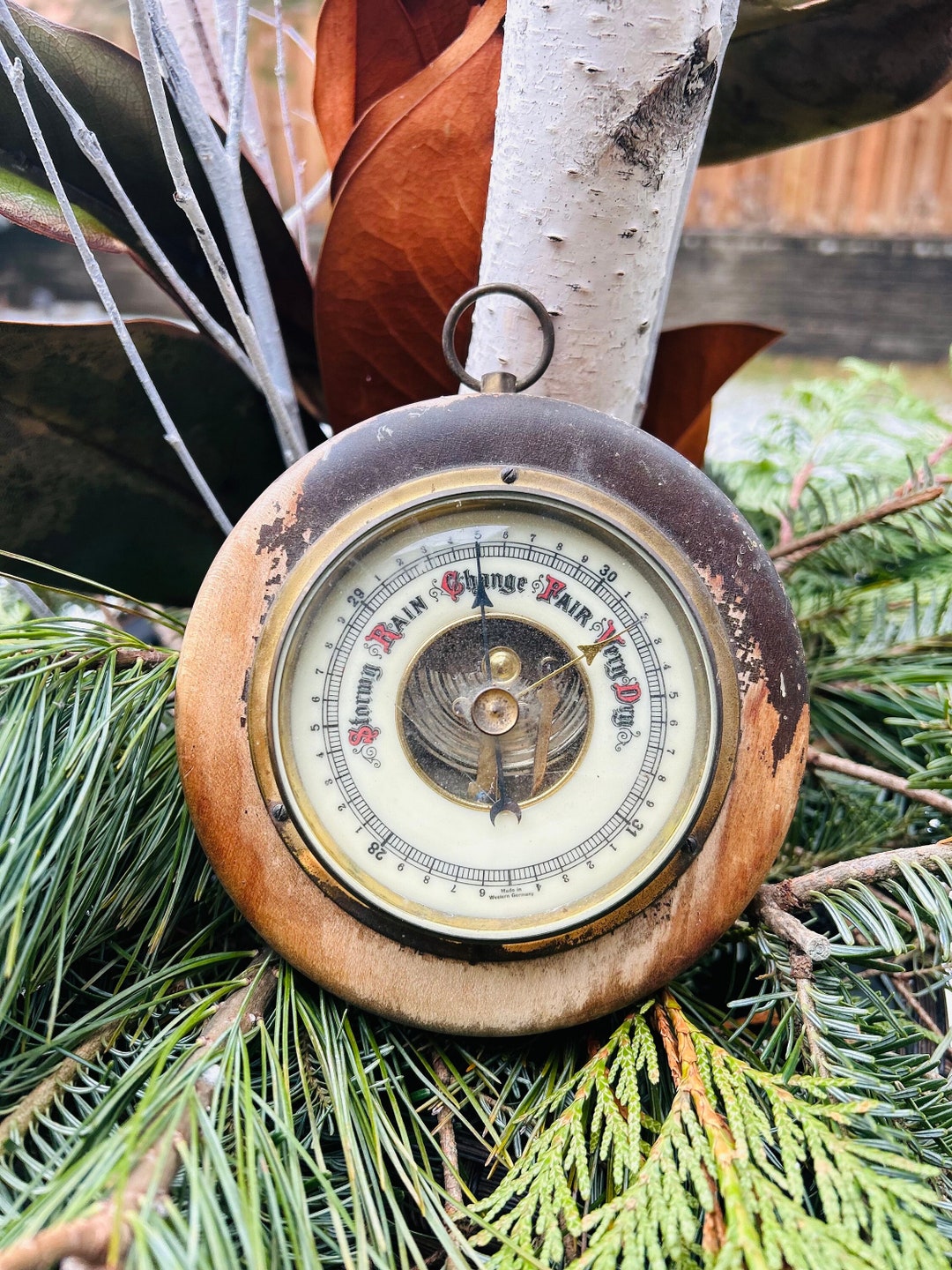 Outdoor Barometer Mid-century, Made in Germany - Etsy