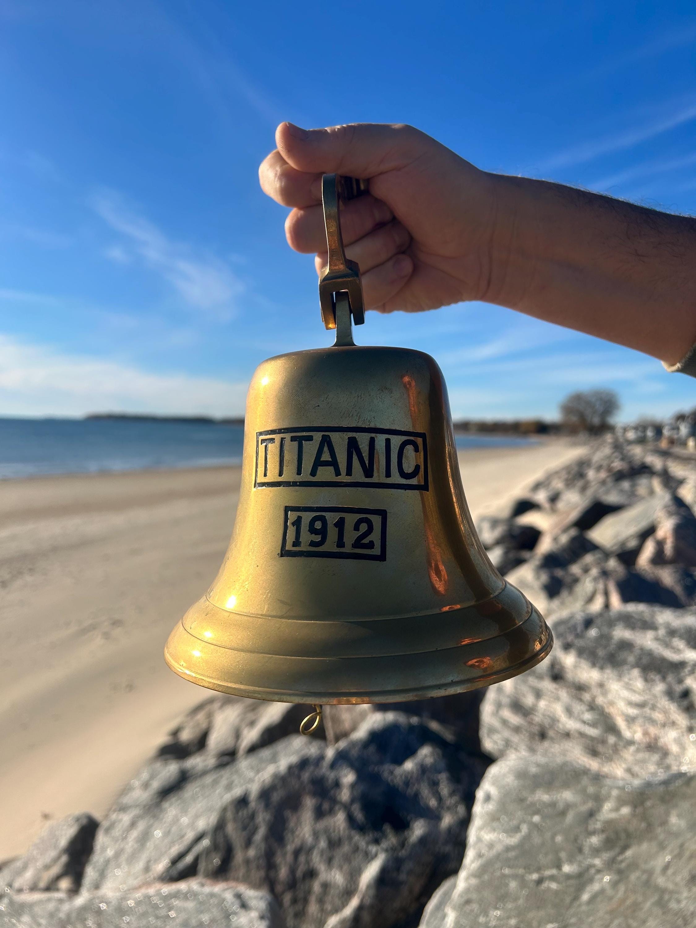 Vintage Brass Titanic 1912 Bell: Nautical Decor - Etsy