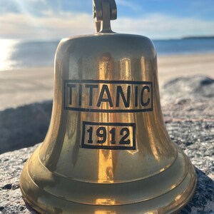 Nautical Brass Bell - Titanic 1912; Brass Bell, Sailing, Nautical Decor ...