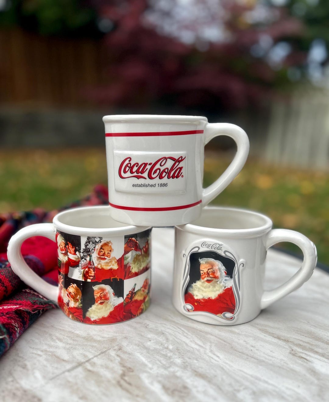 Coca Cola Christmas Mugs Vintage; Coke Gifts, Coca Cola Gifts, Old ...